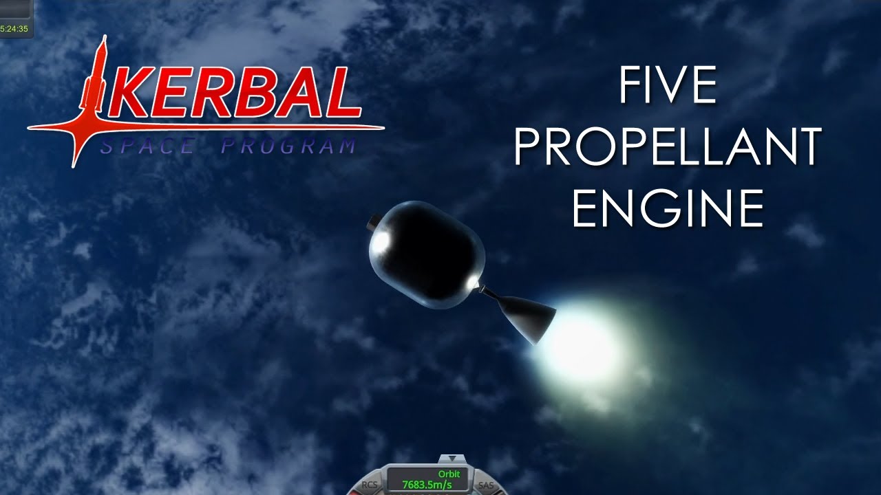 The RaiderNick Special Pentapropellant Engine (KSP-RO) - YouTube