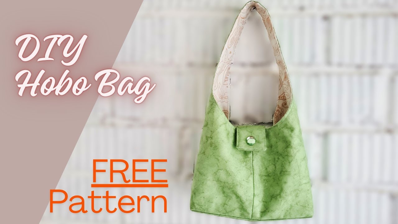 How to Sew a Super Easy Hobo Bag | No Zippers, No Pockets | Free ...