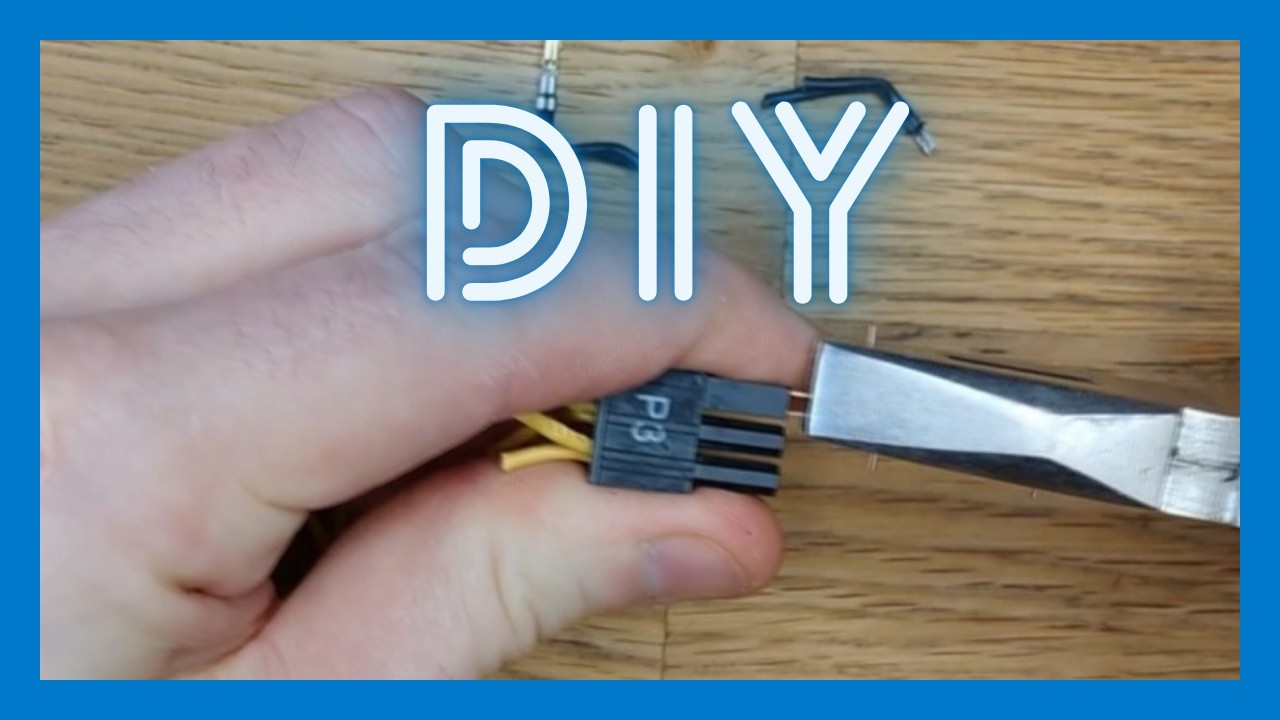 Remove Wires from P3 6-Pin Connector: Power Supply Fix - YouTube