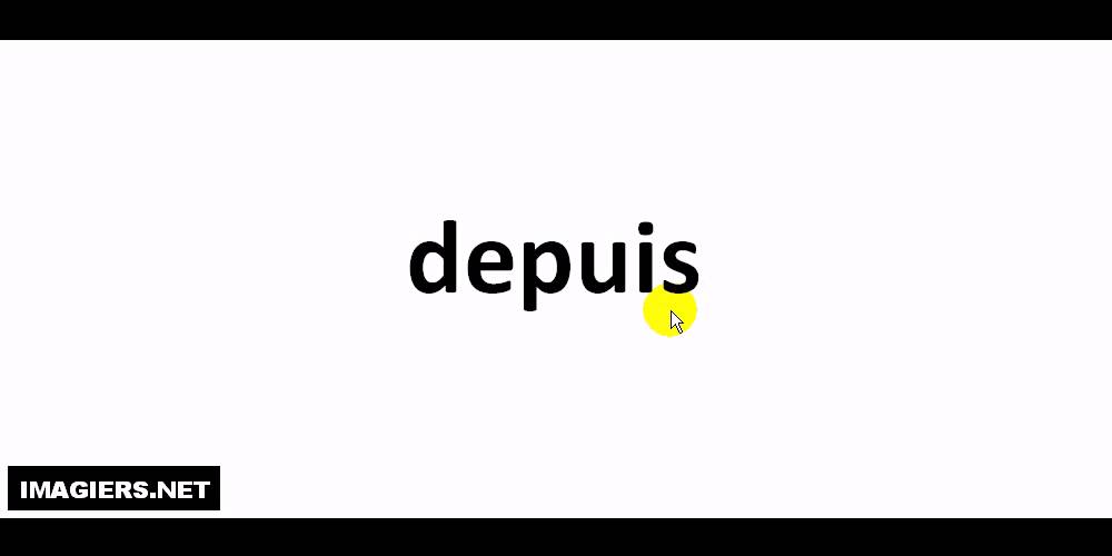 French pronunciation = depuis - YouTube