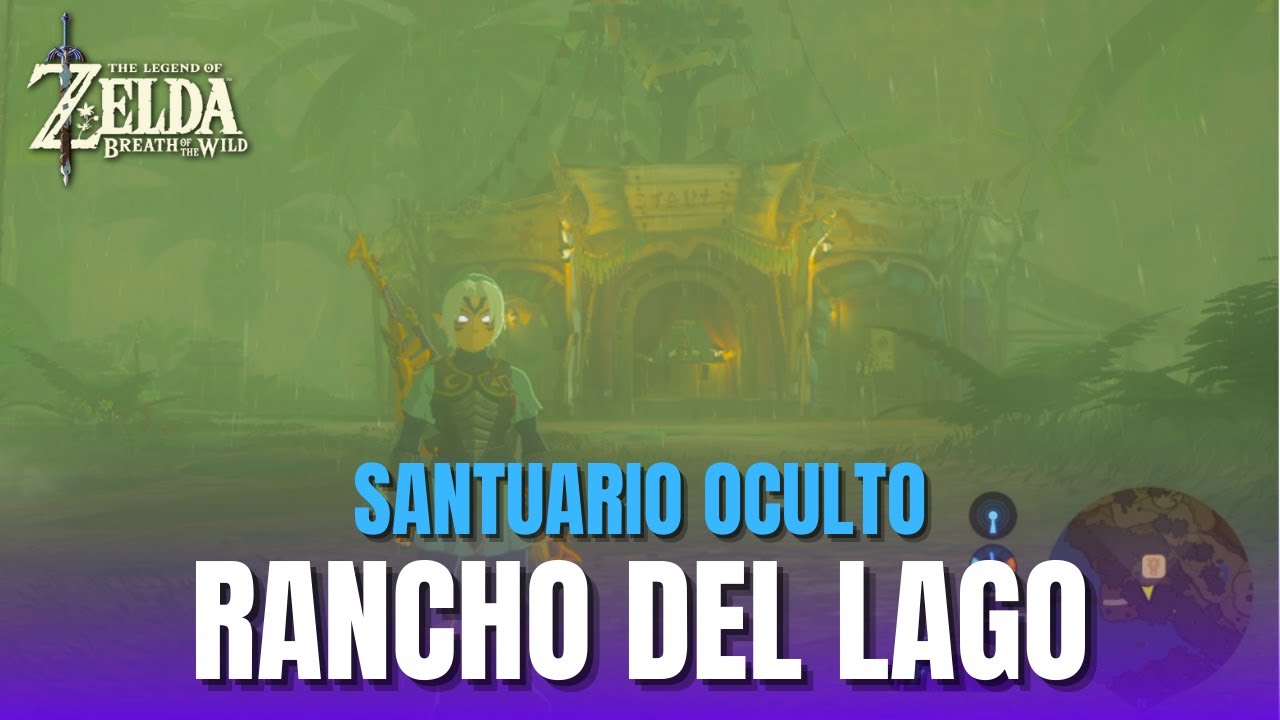 SANTUARIO OCULTO en el RANCHO DEL LAGO en Zelda Breath of the Wild ...