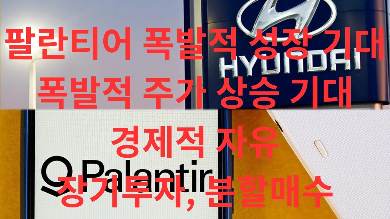 주식투자 팔란티어 폭발적 성장 기대ㅣ팔란티어 폭발적 주가 상승 기대 ㅣ경제적 자유ㅣ장기투자ㅣ Youtube