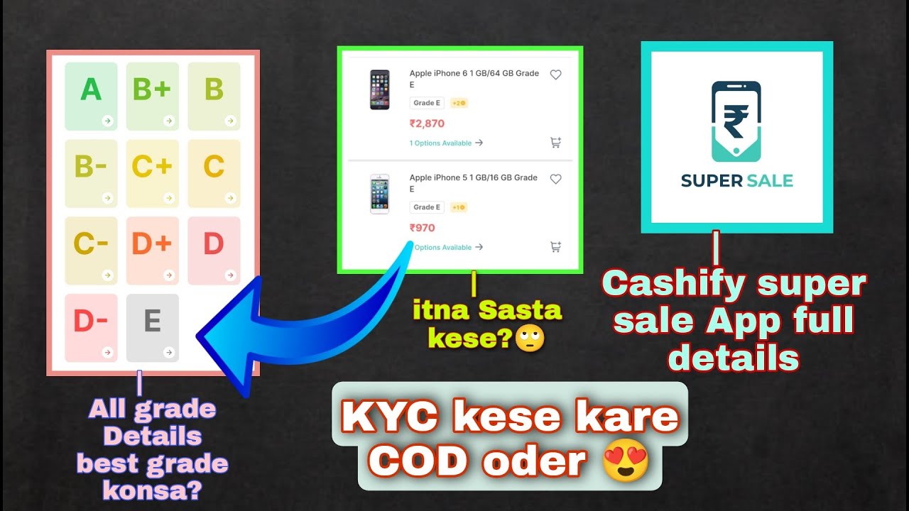 Cashify super sale App Kyc kese kare_ Withaout GST_ Cashify supwr sale ...