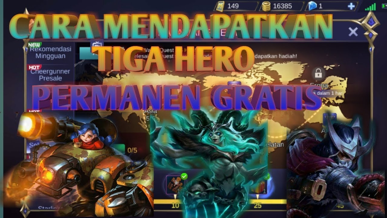 Ikutin Event Ini. Dan Dapatkan Tiga Hero PERMANEN GRATIS.!!! - YouTube