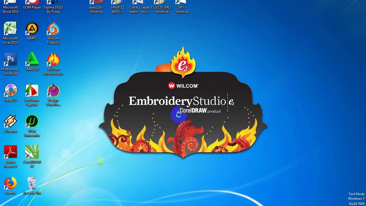 install Wilcom e2 win 7 64bit part5 - YouTube