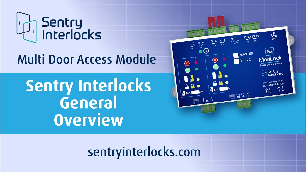 Sentry Interlocks EZ ModLock Control Module: Overview of Terminal and ...