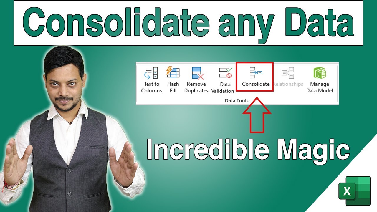 Consolidate any data in Excel in few clicks 🔥| Incredible excel magic ...