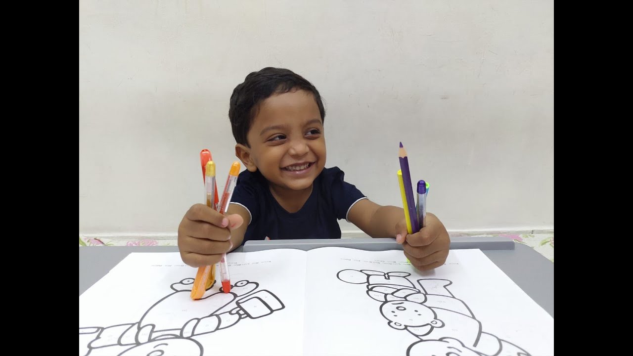 Cute kid saying colours|Play colors with kids/ Kids playing Colors ...