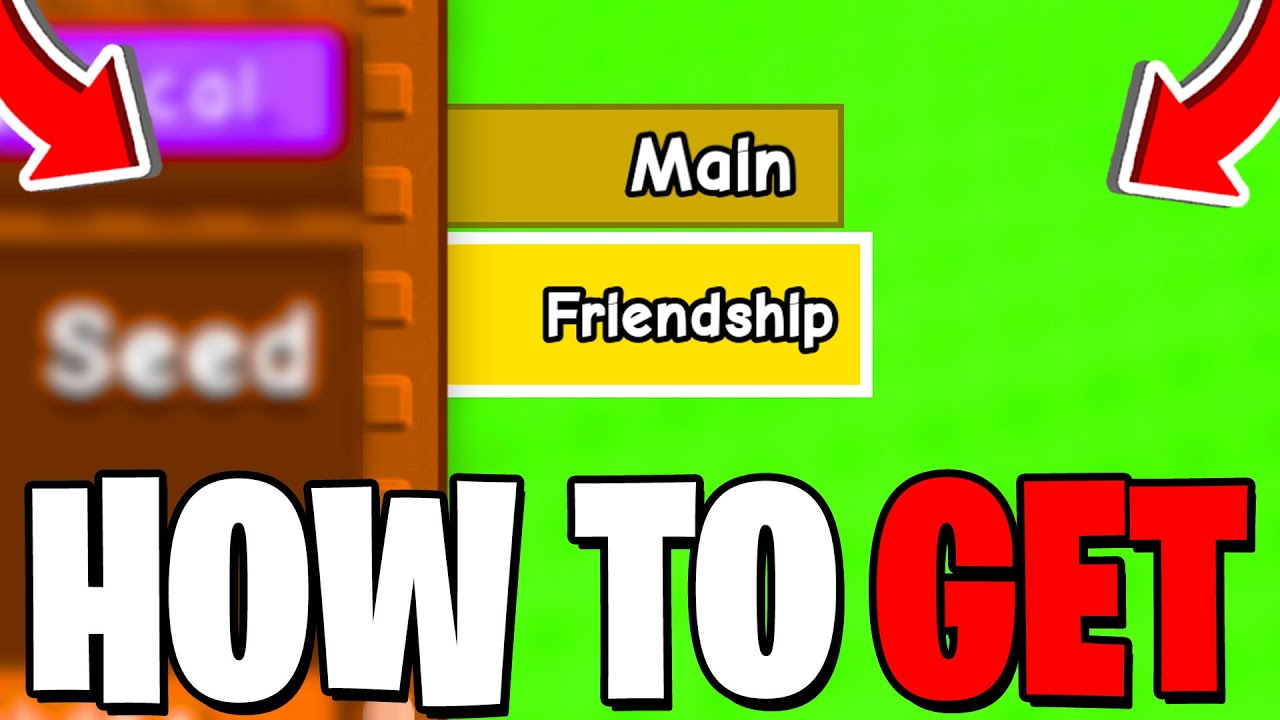 How To UNLOCK FRIENDSHIP SEED SHOP In Grow A Garden! (How To Become ...
