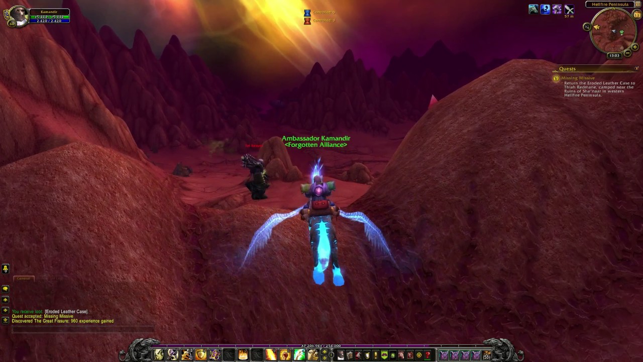 WoW quest #3383 Missing Missive - YouTube