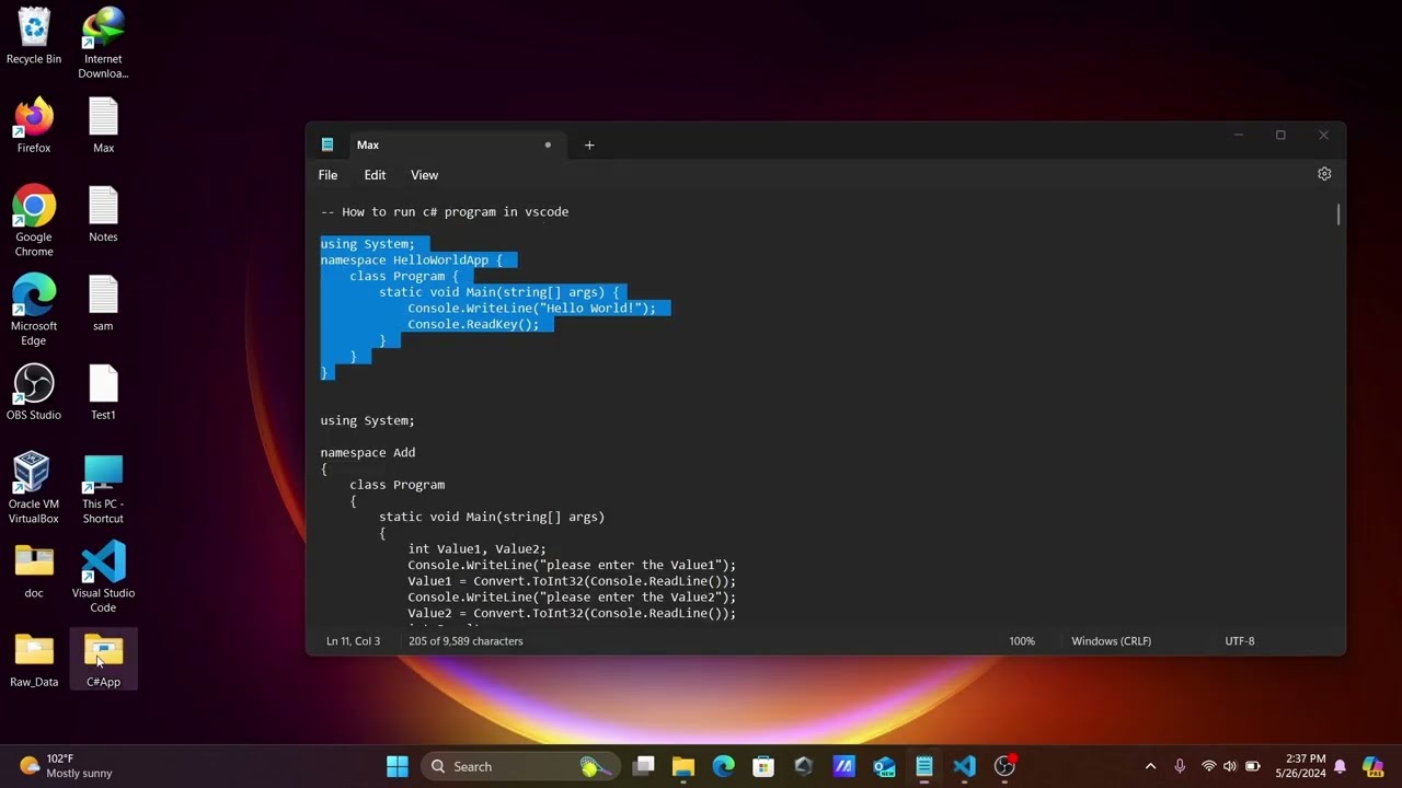 How To Run C In Visual Studio Code YouTube How To Run C In Visual Studio Code YouTube
