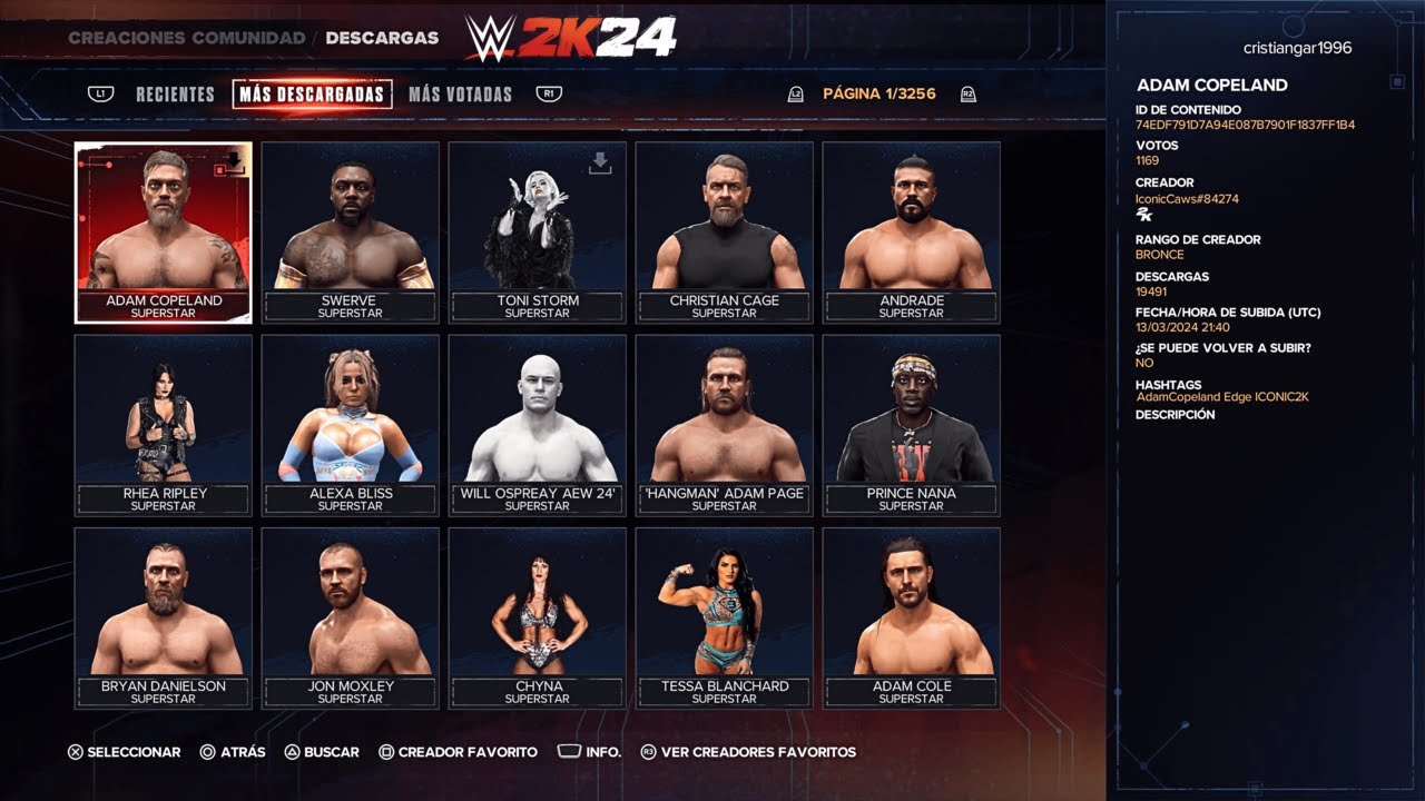 WWE 2K24: BEST COMMUNITY CREATIONS OF THE WEEK #1 (03-10-2024/ 03-17 ...