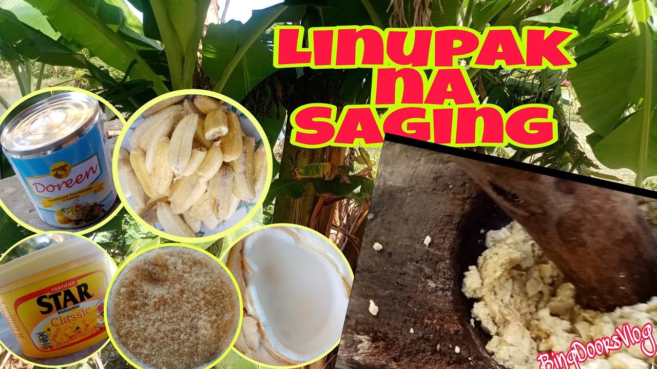 Linupak na saging madali lng gawin - YouTube