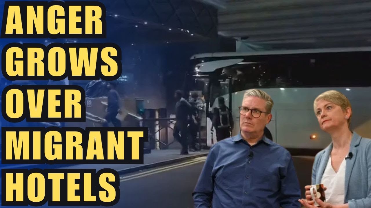 Public Anger Intensifies Over Migrant Hotels - Secret Night Time Drop ...
