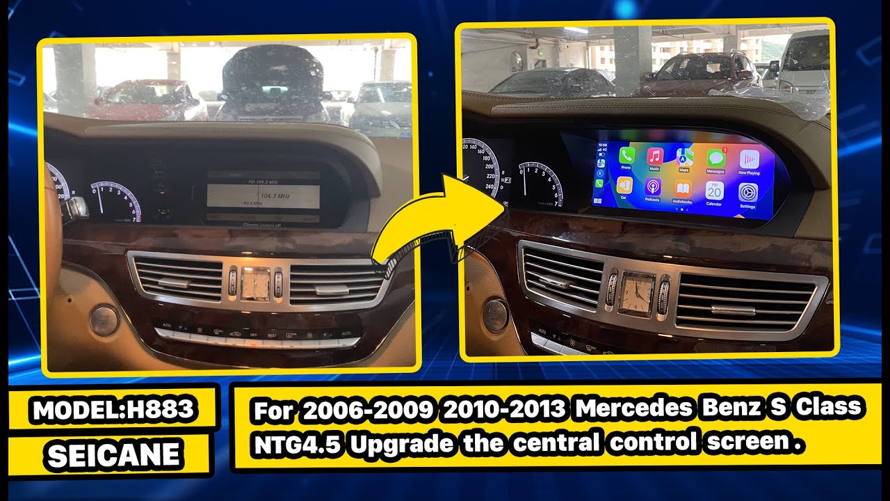 How to install 2006-2013 Mercedes S Class W221 S250 S300 S350 S400 S500 ...