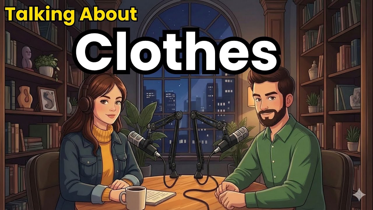 How to Talk About Your Clothes in English | English Conversation ...
