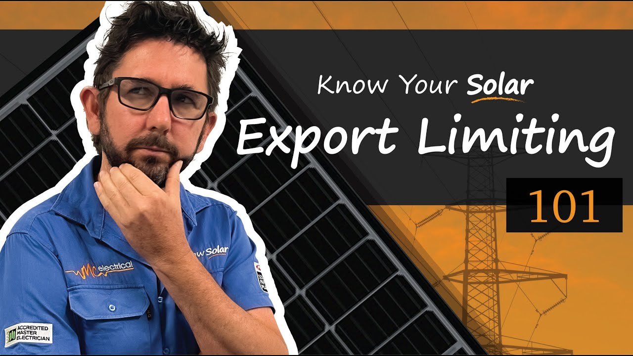 Export Limiting | Know Your Solar | Episode 1 - YouTube