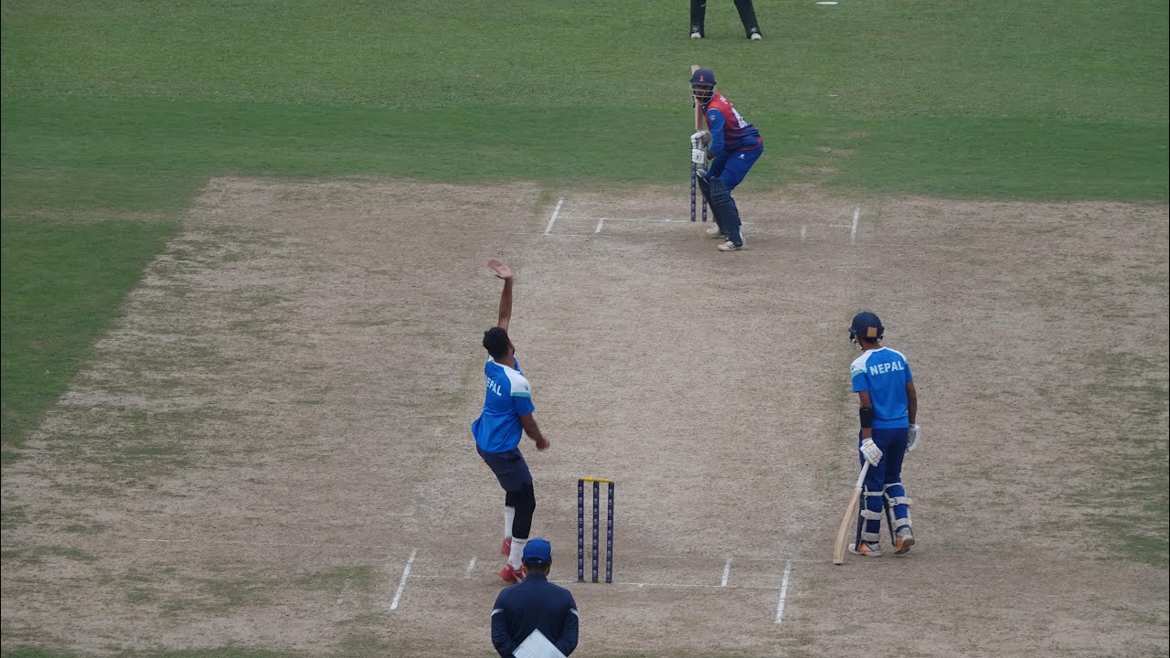 Nepal Cricket Team U19 Practice Match TU | Dev khanal Dipak Bohara bat ...