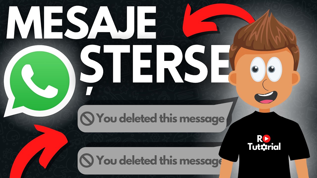 Cum citești MESAJELE ȘTERSE de pe WhatsApp - TUTORIAL ROMÂNĂ - YouTube