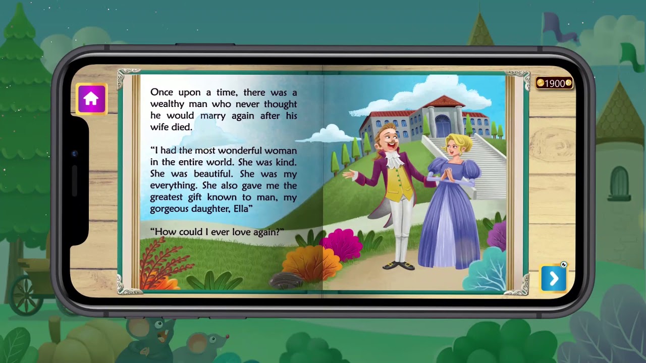 Cinderella's Journey - An Interactive Book of Cinderella Story - YouTube