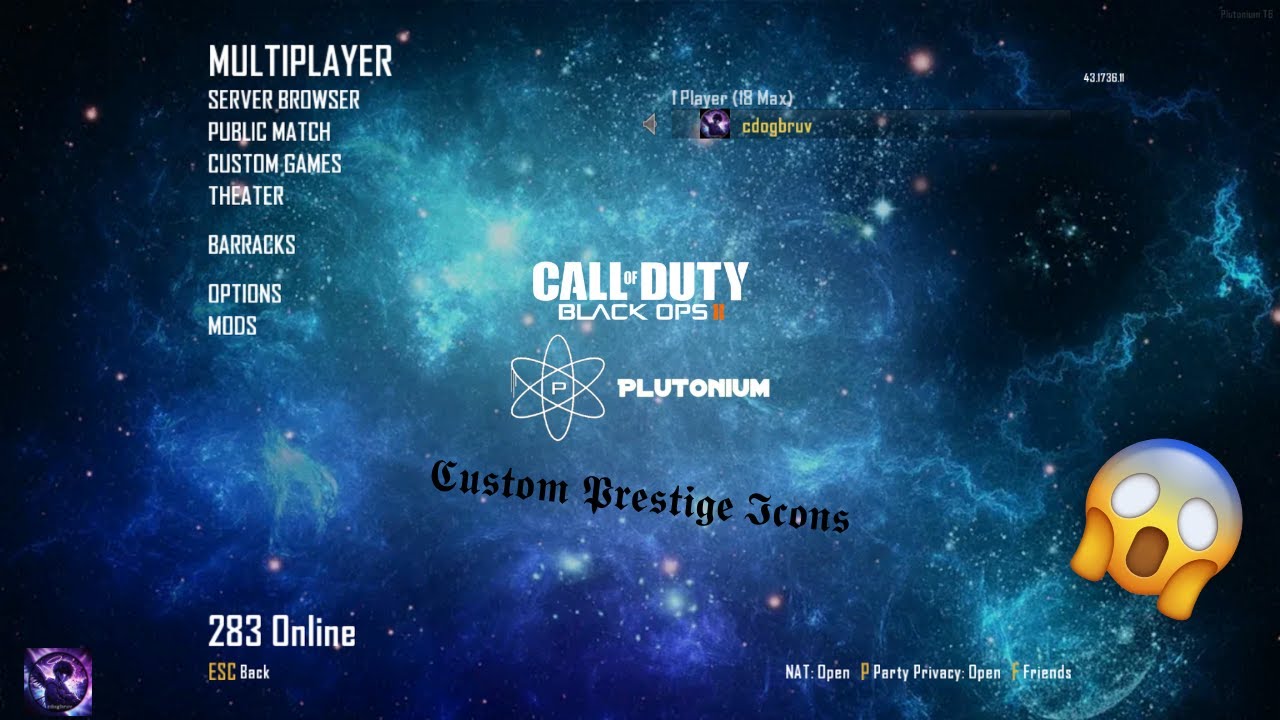 How To Get Custom Prestige Icons In BO2 Plutonium - YouTube