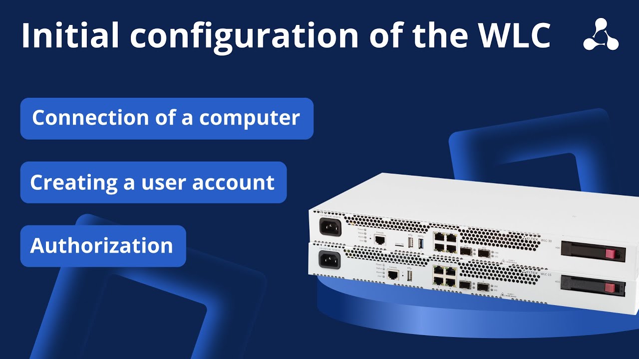 Initial configuration of the WLC #1 Creating a user account, Connection ...
