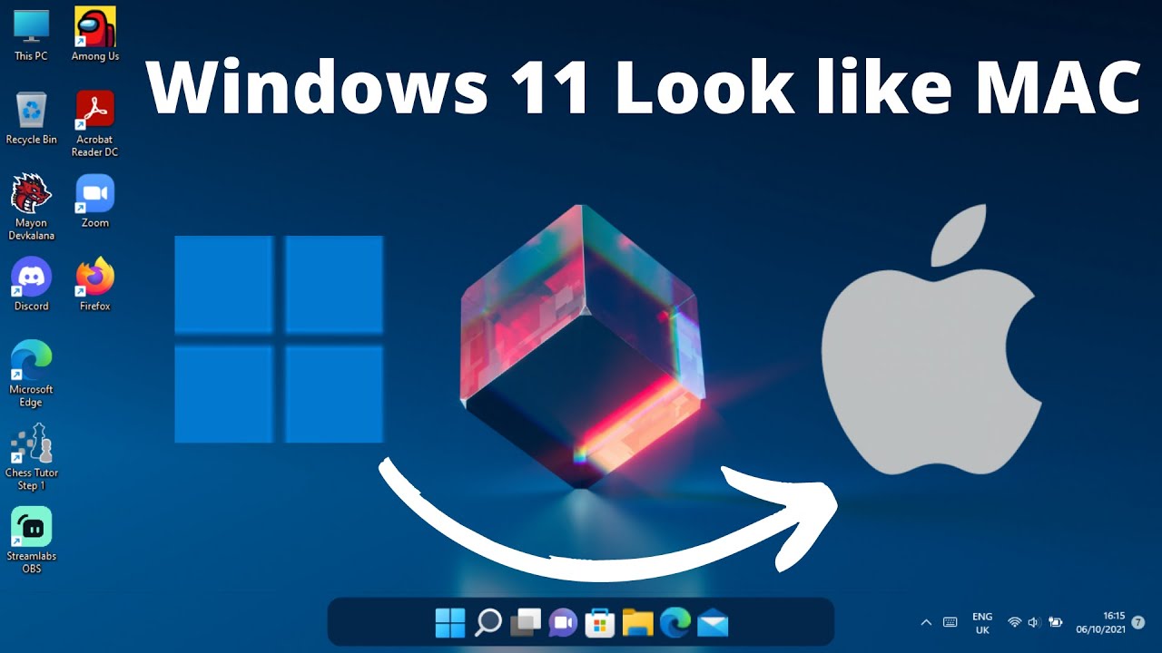 Windows 11 looks like macos - verhome