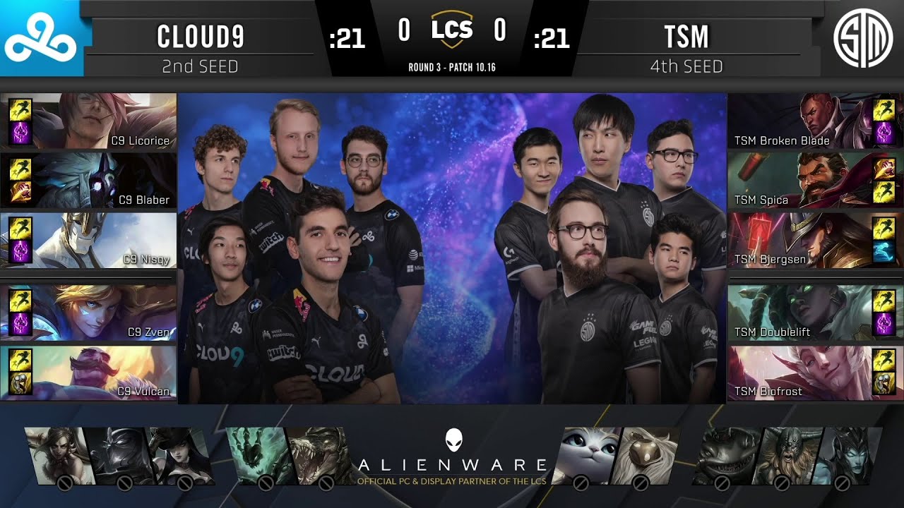 C9 vs TSM Game 1 | 2020 LCS SUMMER PLAYOFFS - LOWER BRACKET | Cloud 9 vs Team SoloMid - YouTube
