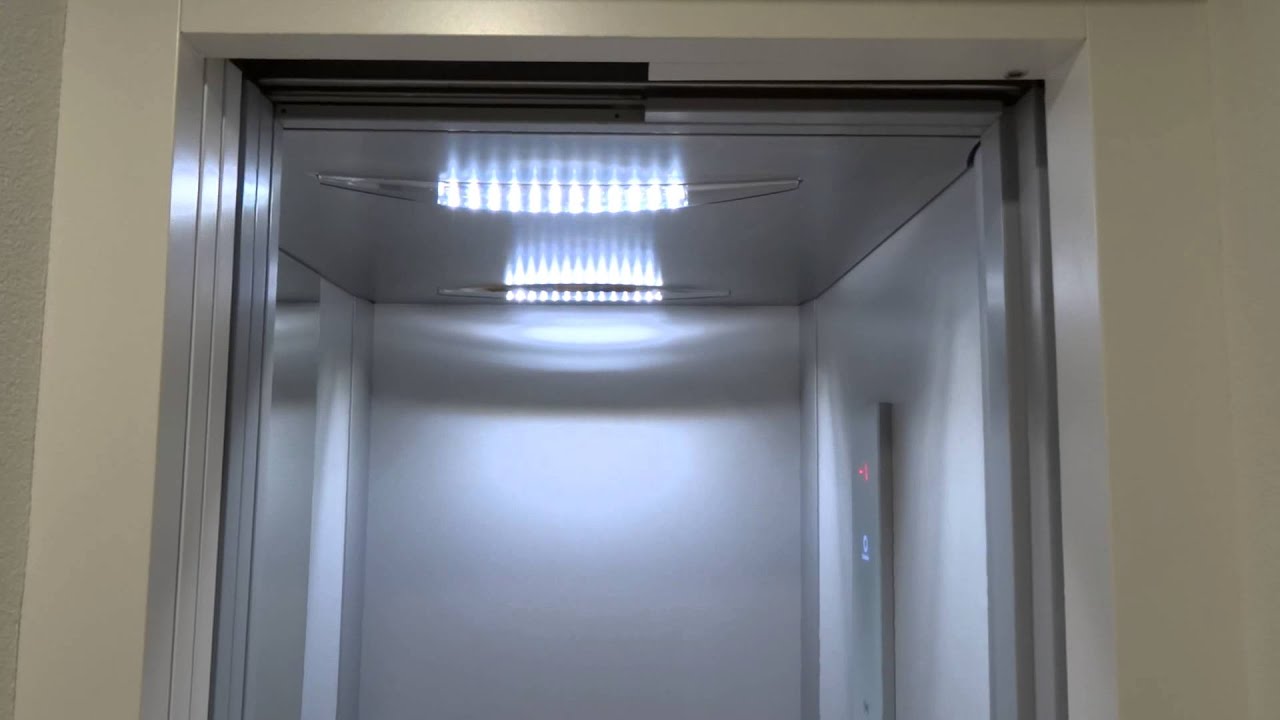 Modern touch screen panel Schindler elevator - YouTube