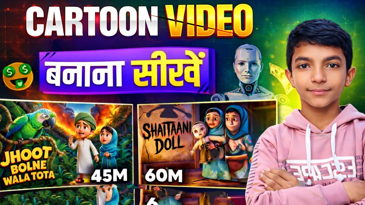 🔥Mobile Se Cartoon Video Kaise Banaye | How To Make Cartoon Video In ...