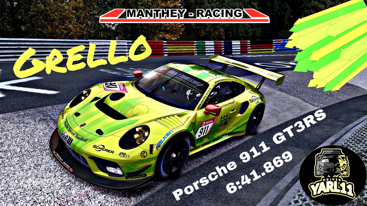 Assetto Corsa - Porsche 911 GT3R Manthey Racing "GRELLO" 24h ...