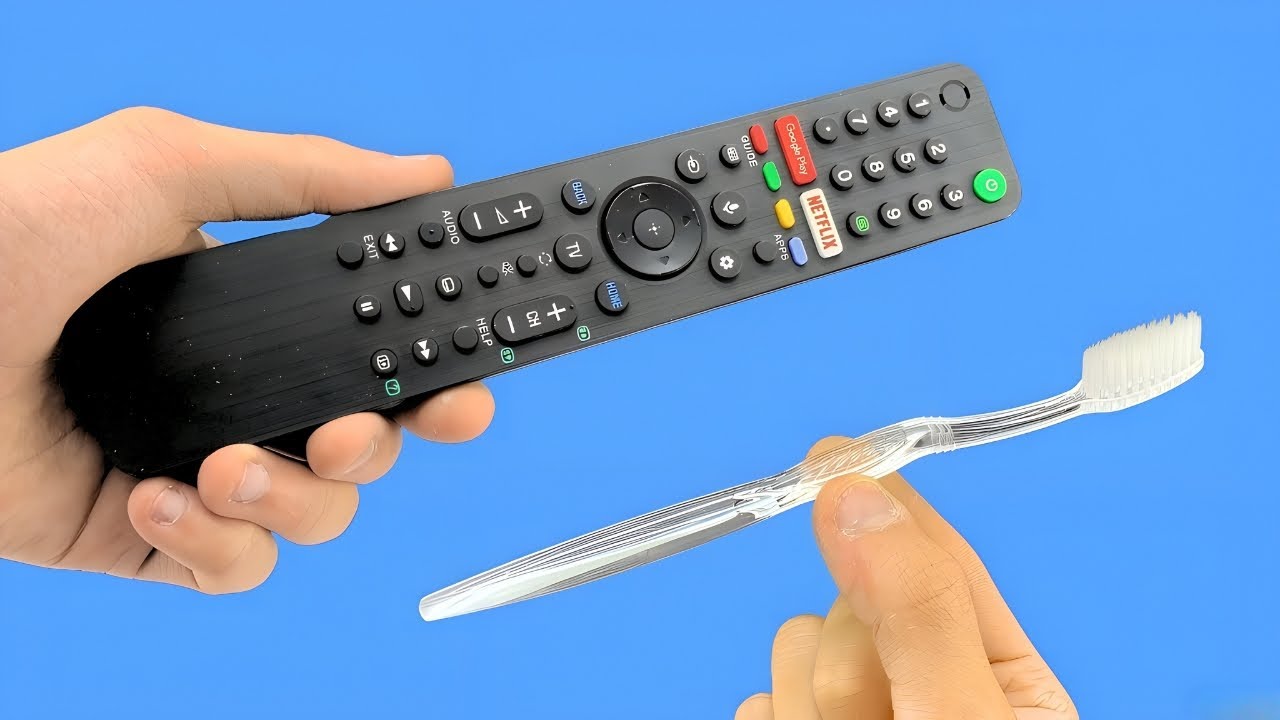 How to Fix a Remote Control Easily Using Just a Regular Toothbrush ...