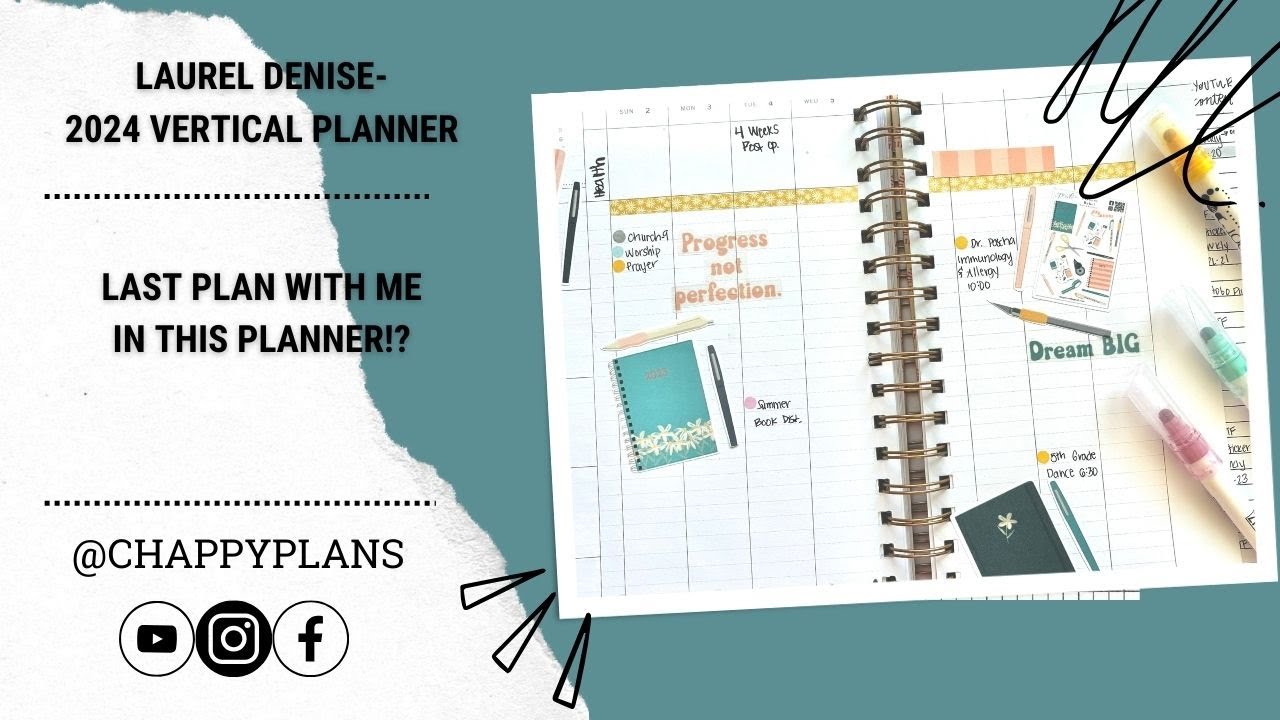 MY LAST PWM IN MY VERTICAL LAUREL DENISE PLANNER! PLANNER BABE THEME ...