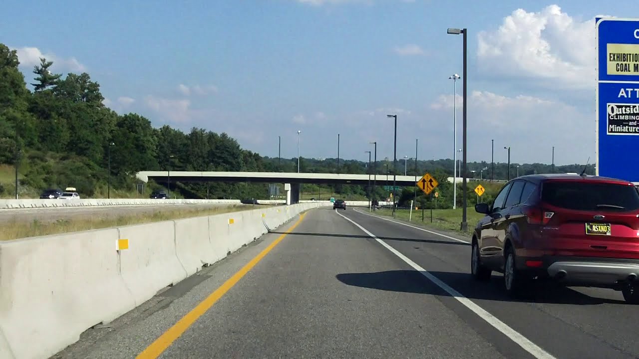 West Virginia Turnpike (Interstate 77 Exits 48 to 40) southbound - YouTube