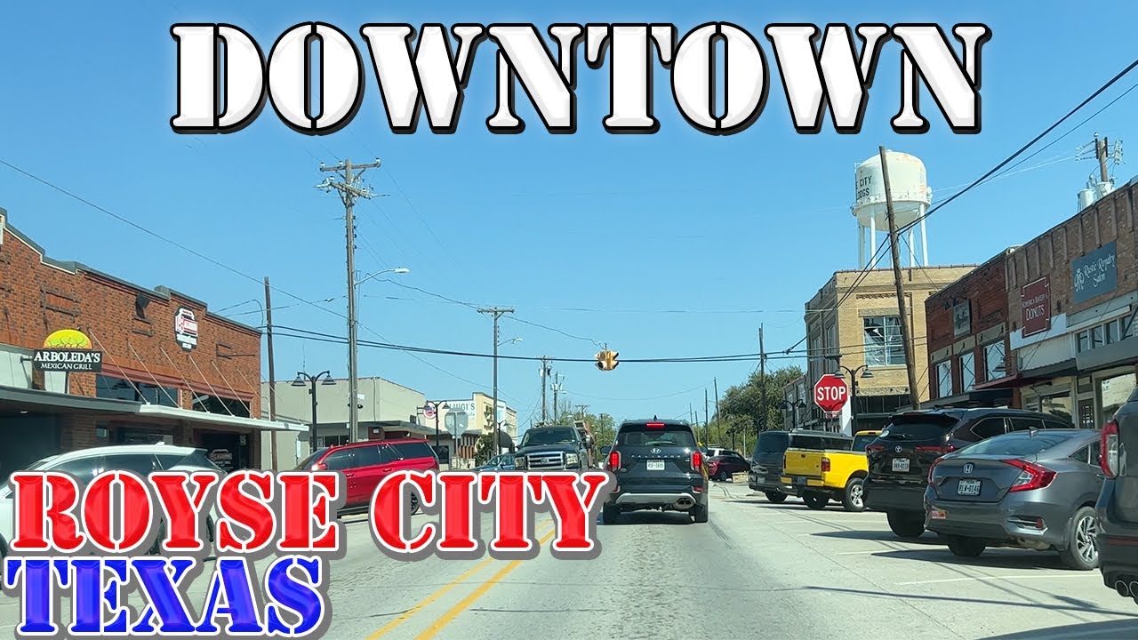 Royse City - Texas - 4K Downtown Drive - YouTube