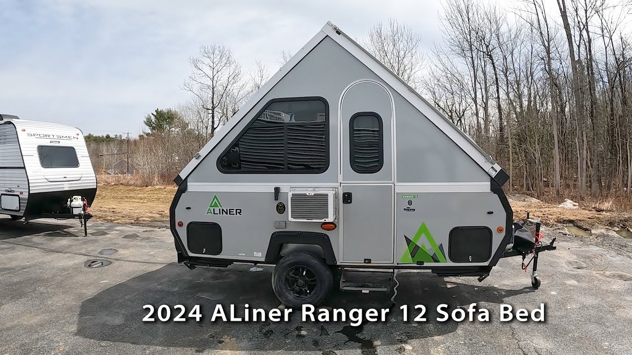 The New 2024 ALiner Ranger 12 Sofa Bed! - YouTube