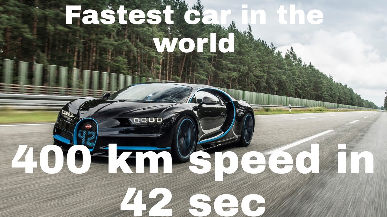 Bugatti Chiron speed test 0 to 400 km in 42 sec unbelievable speed # ...