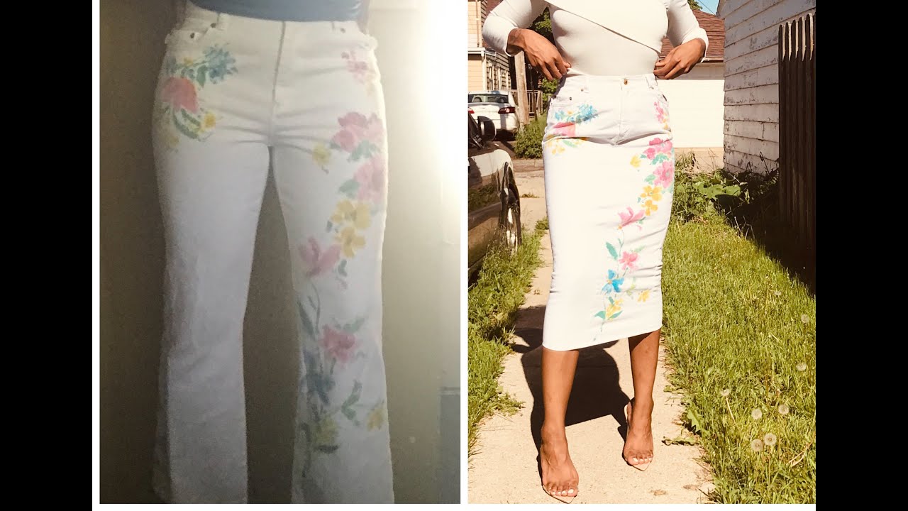 Fashion Disaster to Fashion Distinctness save your old jeans!!! - YouTube