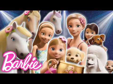 Barbie and Her Sisters Dance with Puppies and Ponies!