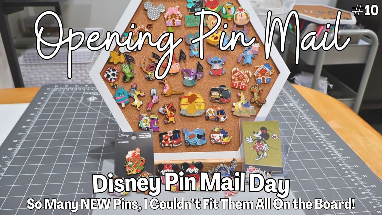 Pins Galore || Disney Pin Mail Day || SO MANY NEW DISNEY PINS They Didn ...