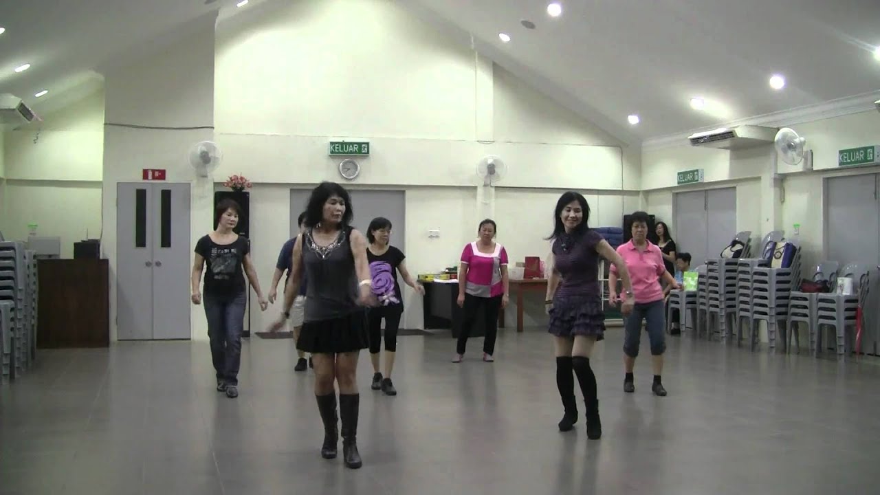 CHICKEN WALK JIVE LINE DANCE BY PAT STOTT UK (JAN 11).MTS - YouTube