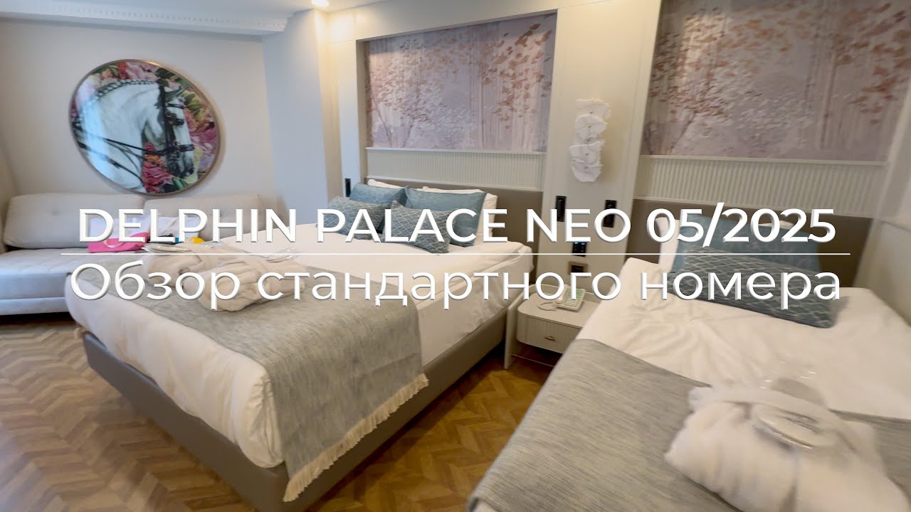 Delphin Palace Neo обзор стандартного номера 05/2025 - YouTube