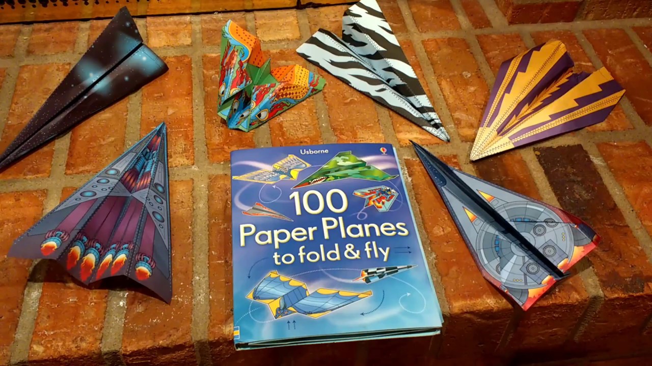 Usborne books hidden gem: 100 paper planes to fold & fly - YouTube