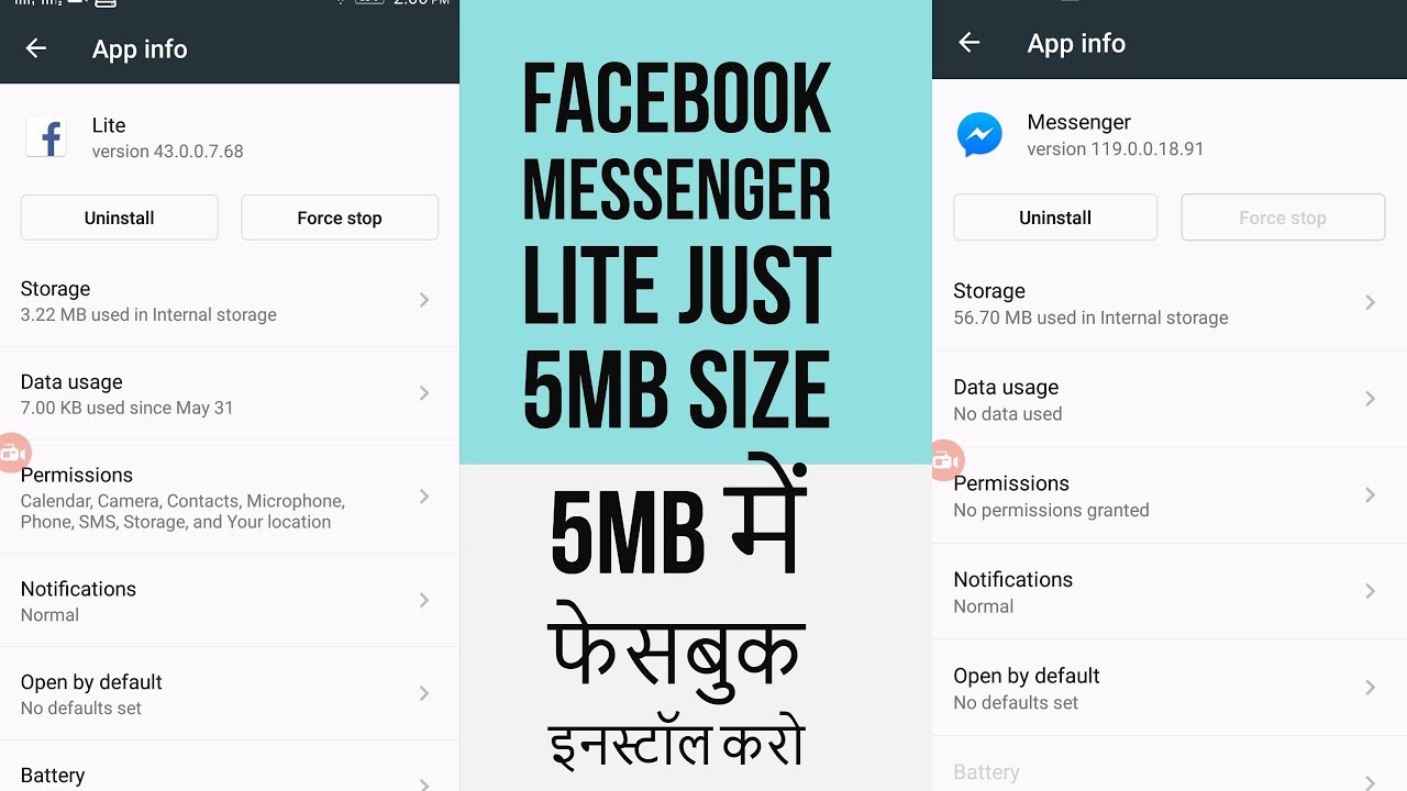Facebook Messenger Lite APK Latest Android App 2017 (Just 5MB Size ...