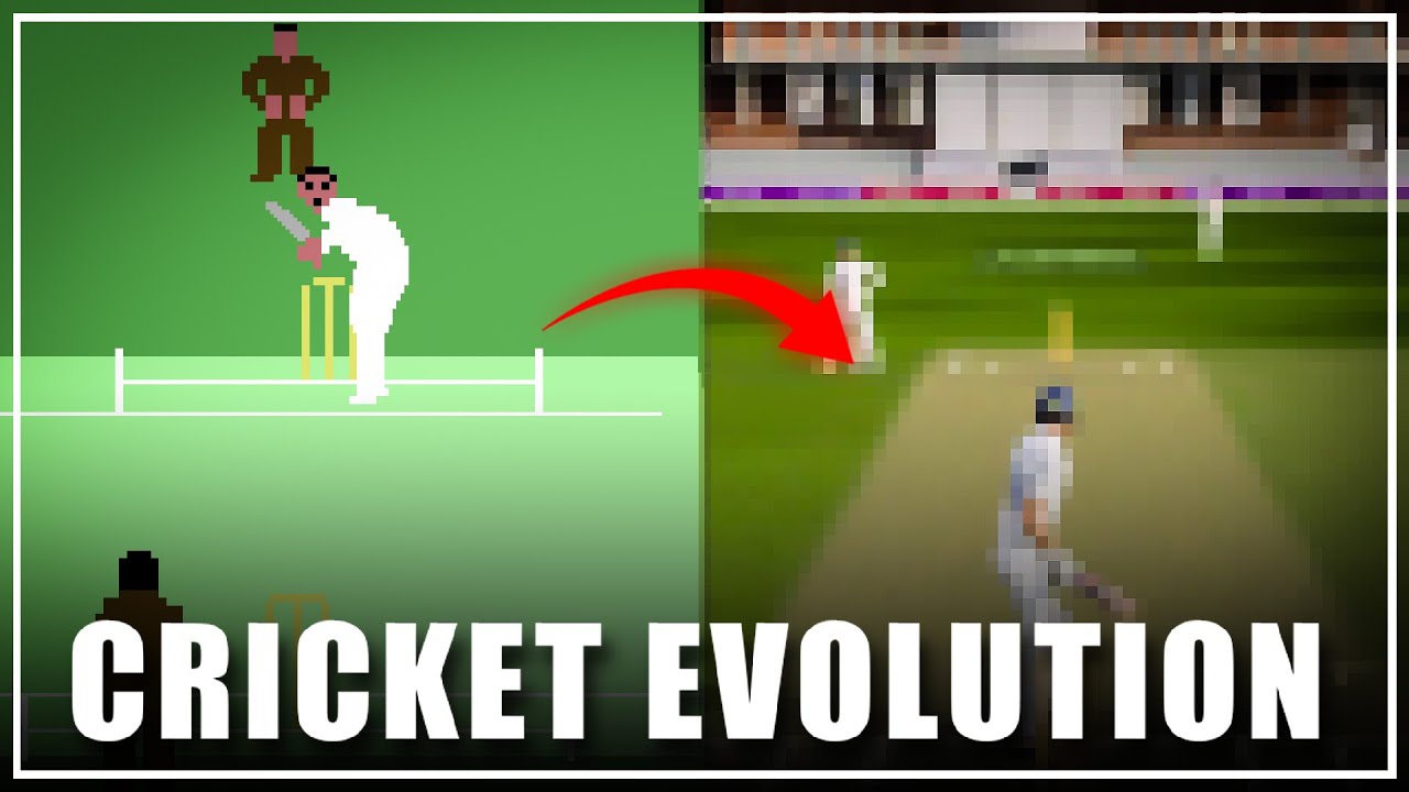 From Pixels to Perfection: Evolution of Cricket Games 1985-2024 - YouTube