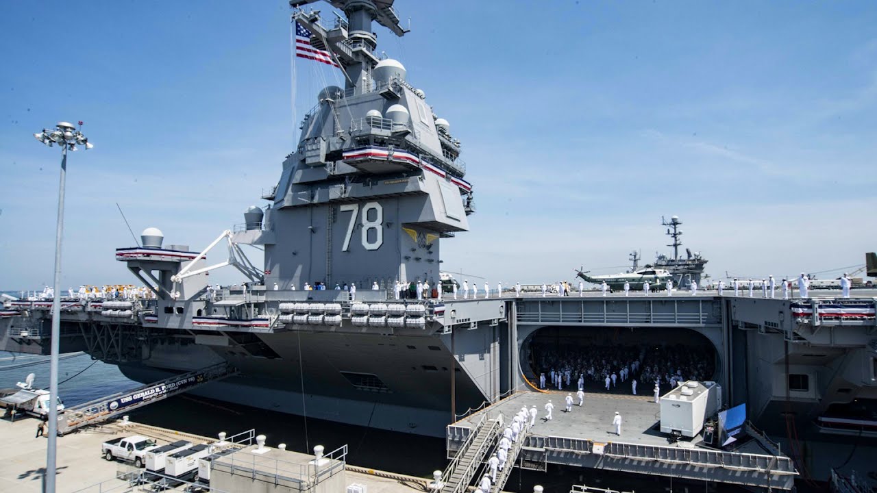 Inside the USS Gerald R. Ford: Exclusive Access to America's Cutting ...