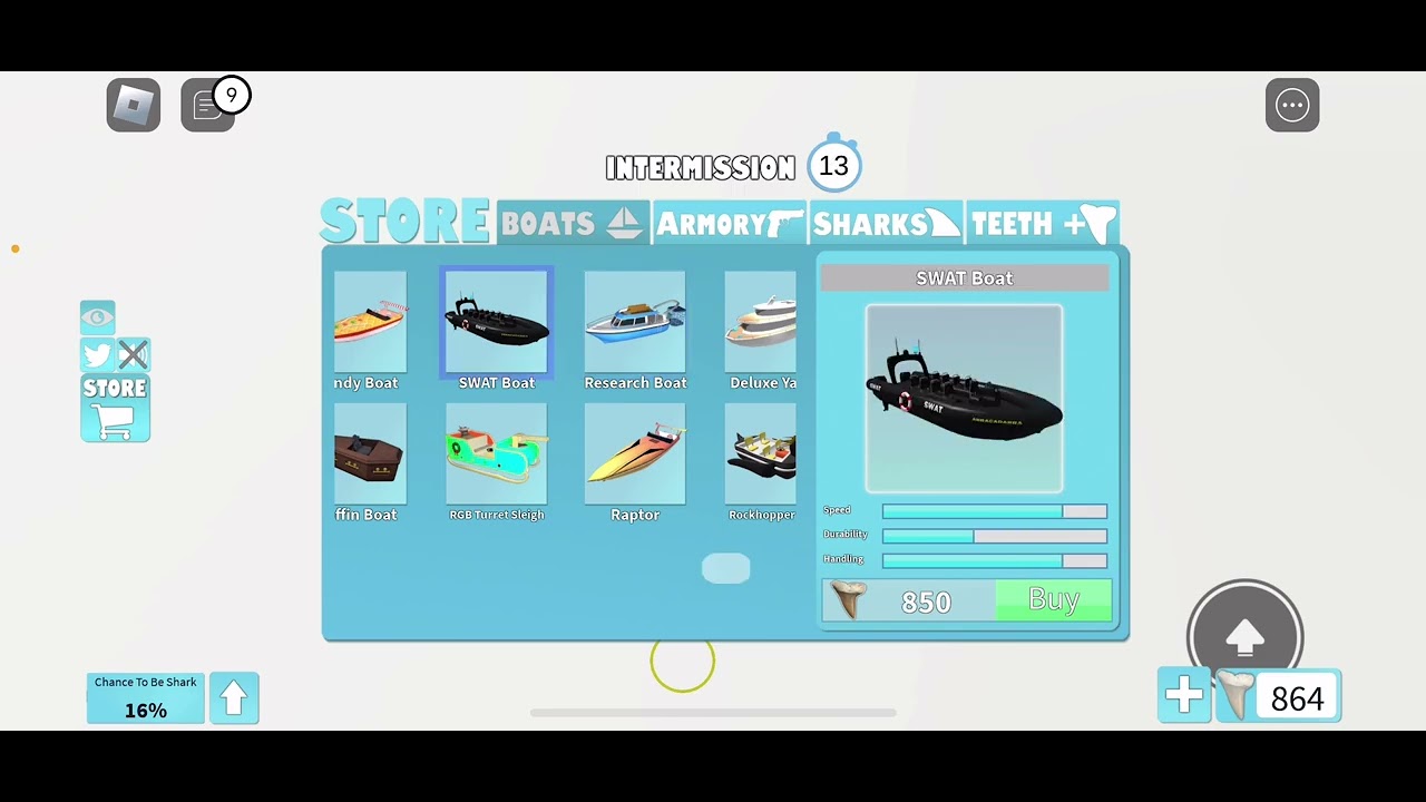 Roblox: Shark Bite sound effects: water (whole) 2 - YouTube