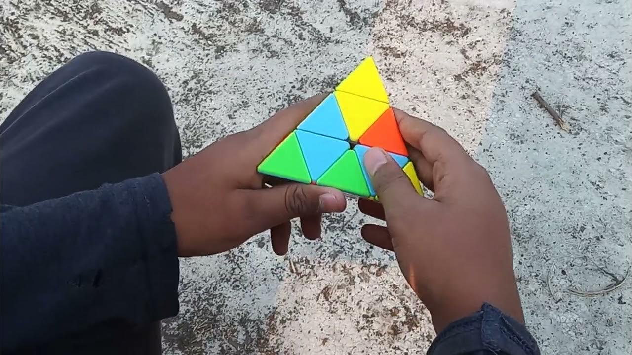 Pyraminx solving without any algorithm. - YouTube