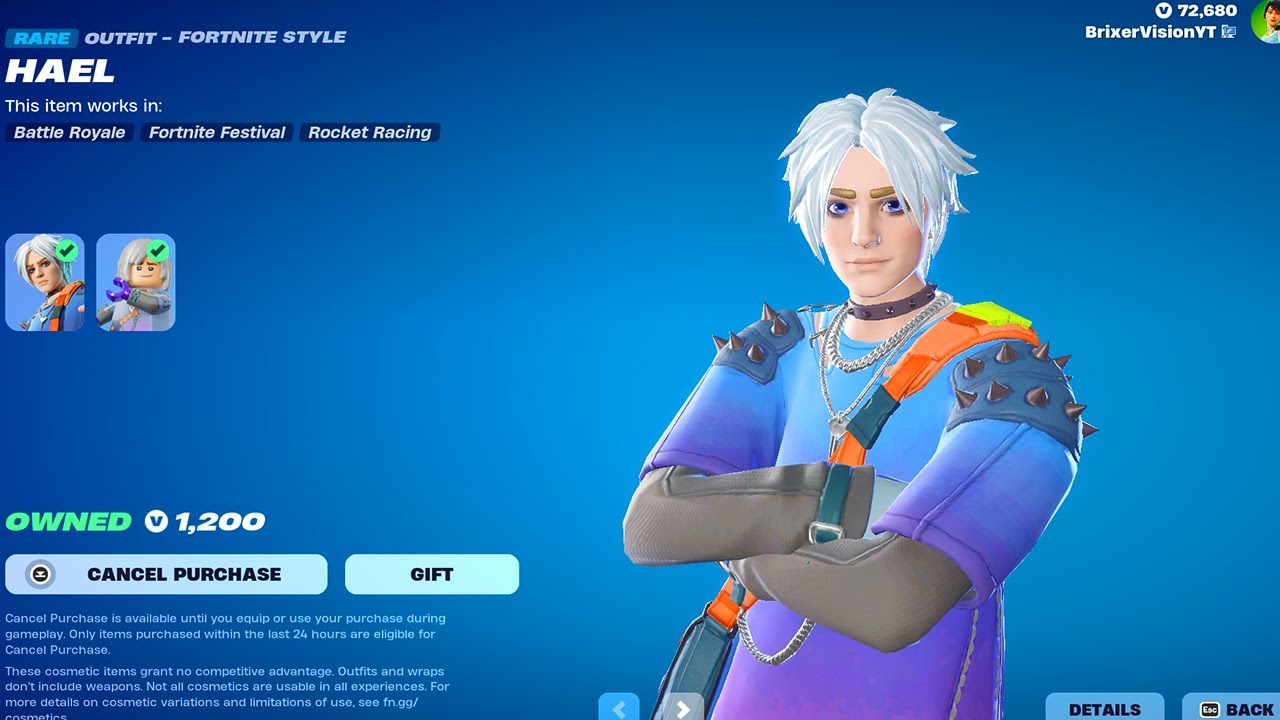 4,200 V BUCKS SPENDING SPREE+ *NEW* HAEL OUTFIT (Fortnite: Battle ...