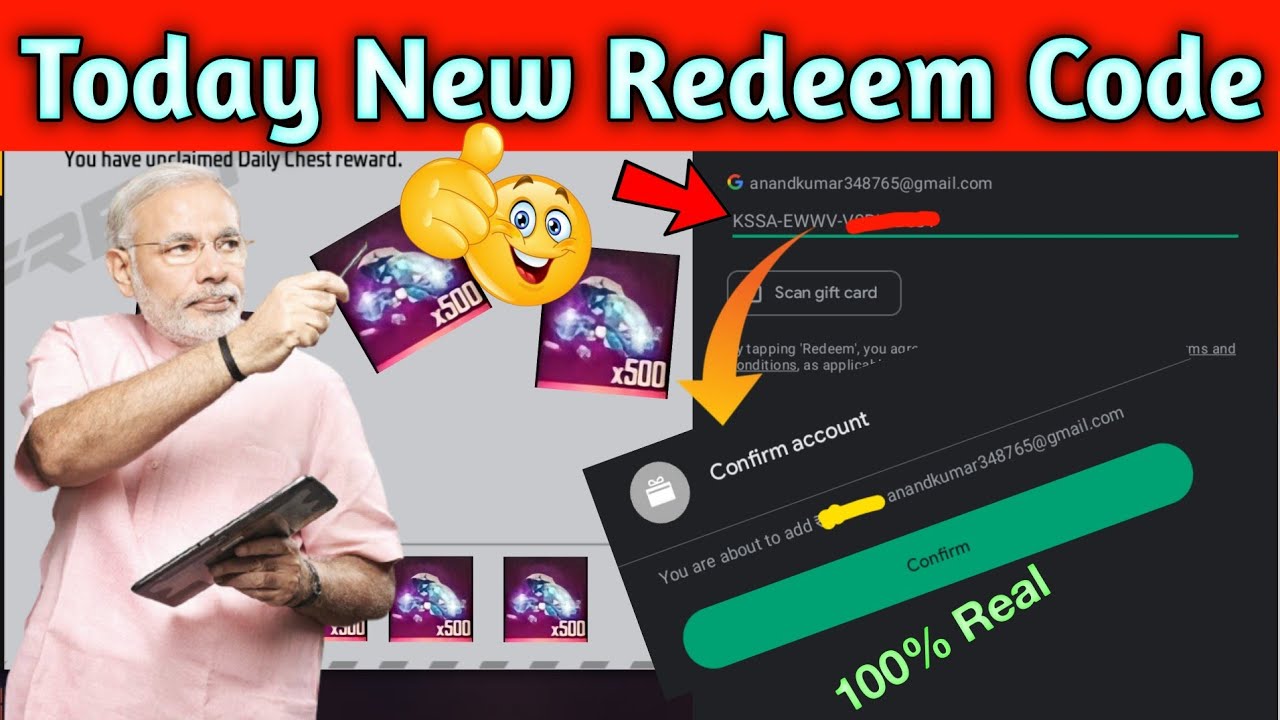FF new redeem code giveaway || Today redeem code || free fire redeem ...
